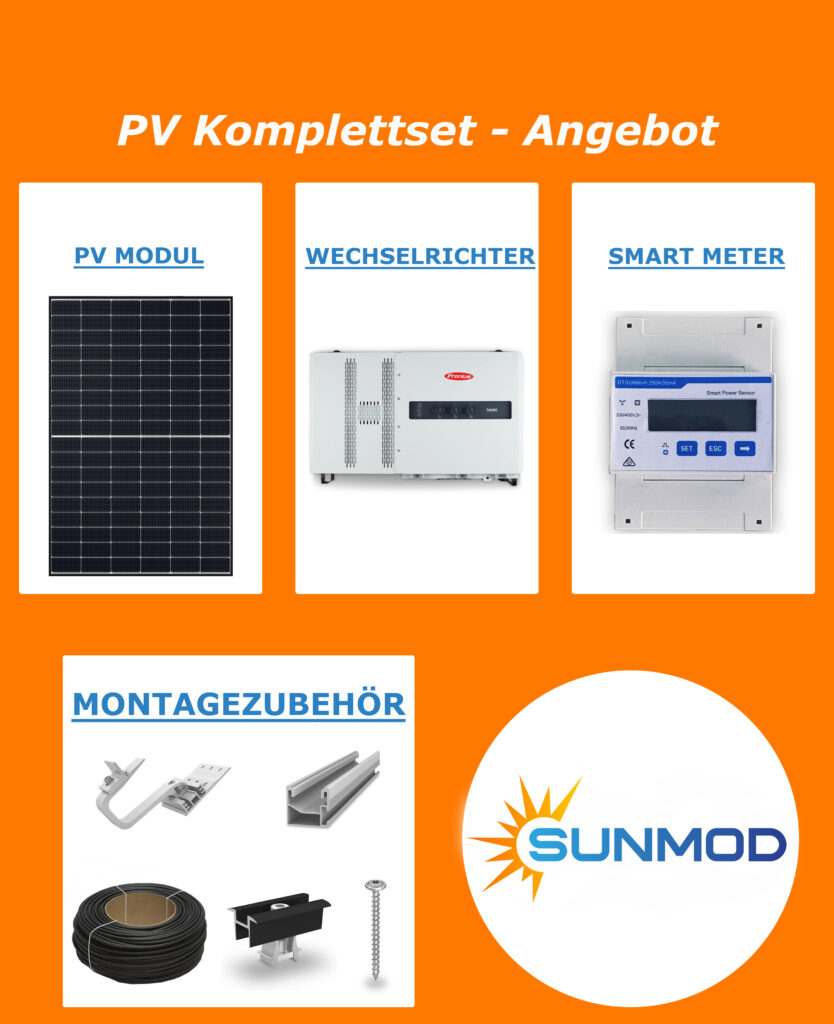 PV-ANLAGE KOMPLETTSET 15,84 kWp - Sunmod - Photovoltaik Onlineshop